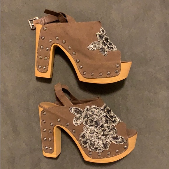 BAMBOO | Shoes | Platform Chunky Heel | Poshmark